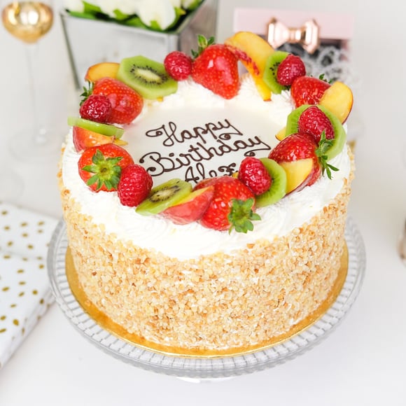 Mixed Fruit Gateaux - Next Day Delivery | Caffè Concerto